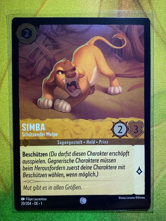 Simba FOIL/HOLO DE 20 Disney Lorcana 1 | Kaufen auf Ricardo