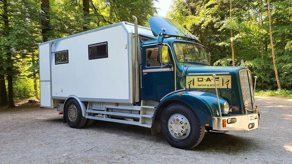 MAN Wohnmobil Tornado 16-192 H Truck Oldtimer Unikat (Gebraucht) in ...