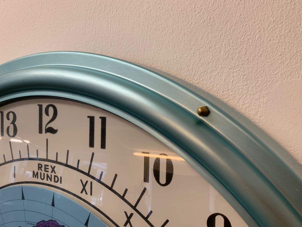 Très rare l’horloge mural REX MUNDI 1968 JO Mexico (Gebraucht) in Biel ...