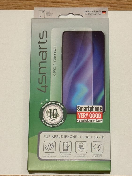 SET 2 x 4smart Displayschutz Glass iPhone 11 PRO / XS / X | Kaufen auf Ricardo