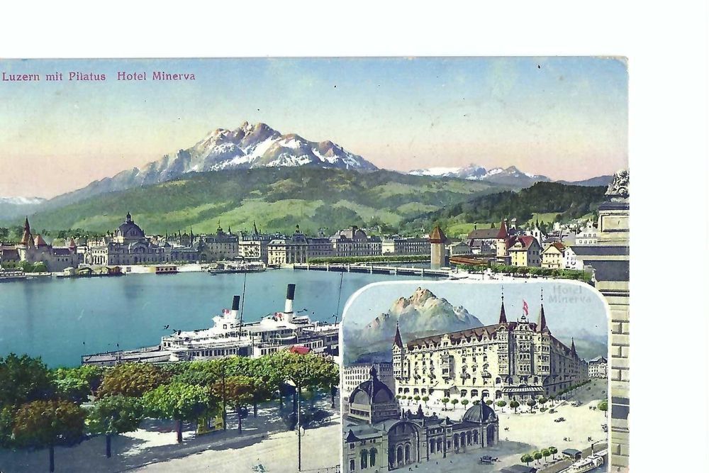 LUZERN mit Pilatus, Hotel Minerva | Kaufen auf Ricardo
