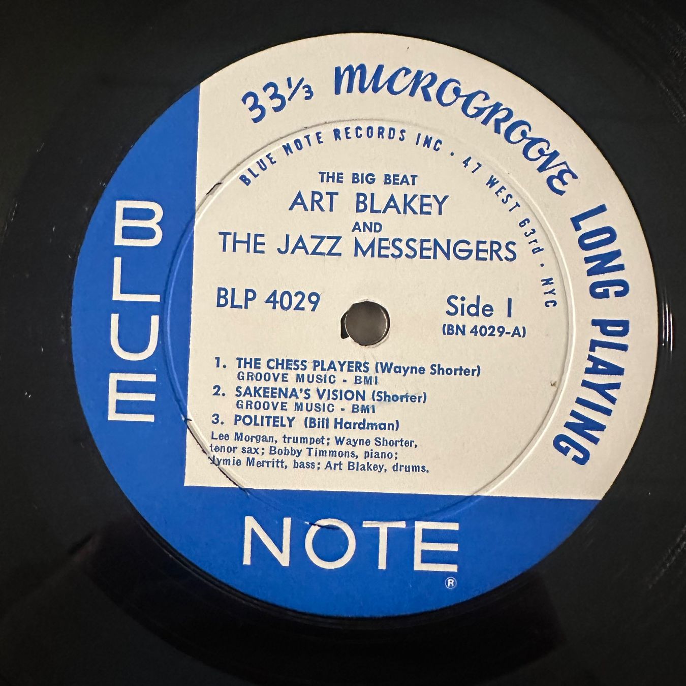 Art Blakey & The Jazz Messengers ‎The Big Beat LP Blue Note (Gebraucht ...