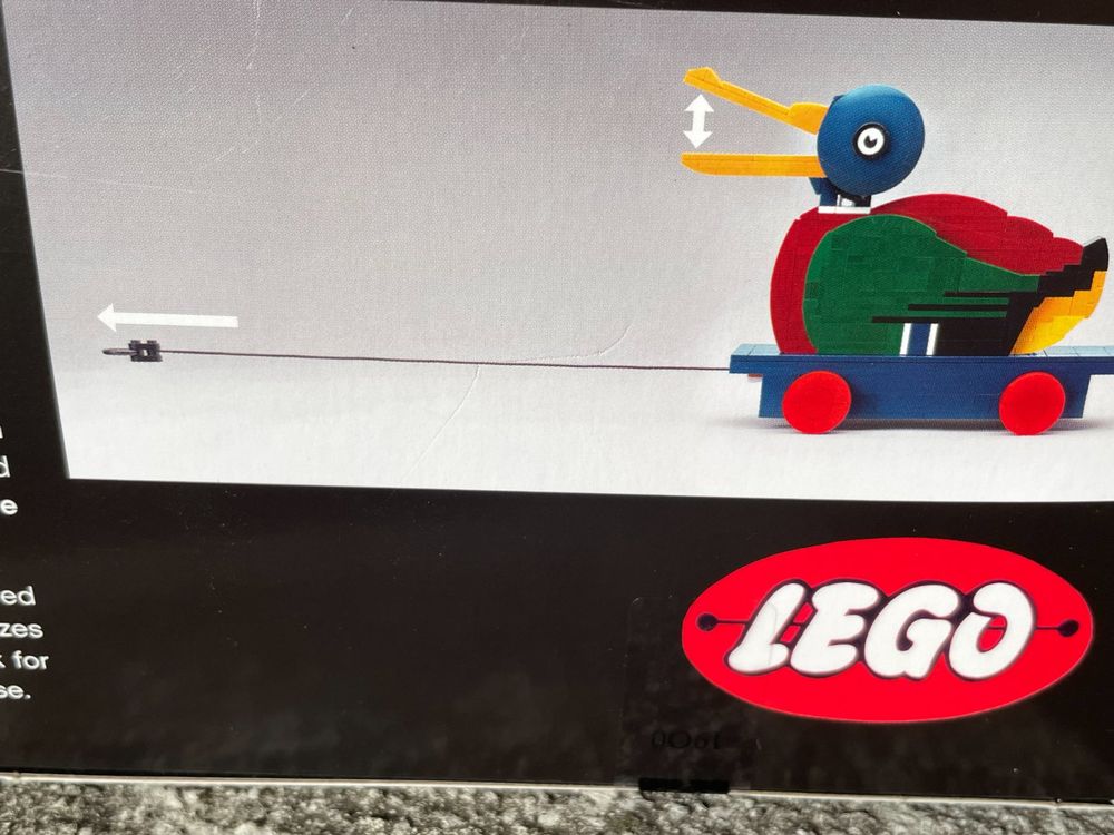 RAR LEGO # 40501 ICONIC Holz ENTE aus Steinen LIMITIERT (Neu und ...