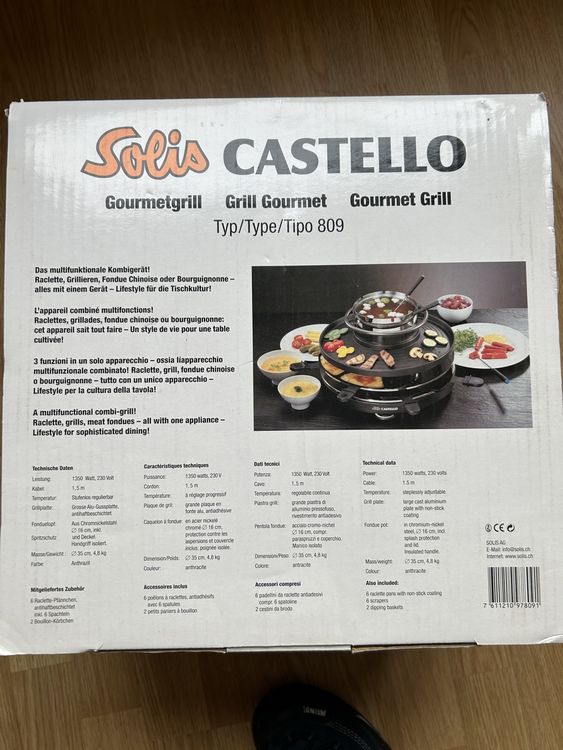 SOLIS Gourmetgrill (Gebraucht) in Belp für CHF 1 – nur Abholung auf ...