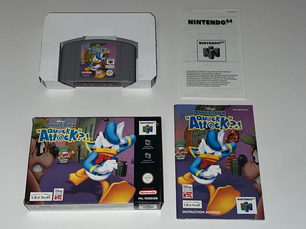 Nintendo 64 (N64) Spiel - Donald Duck: Quack Attack (OVP) (Gebraucht ...