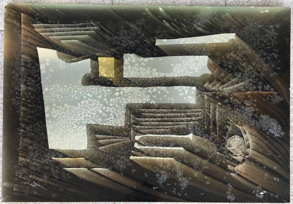 Grosse Mischtechnik unleserlich Sign. (Gebraucht) in Root für CHF 95 – mit Lieferung auf Ricardo ...