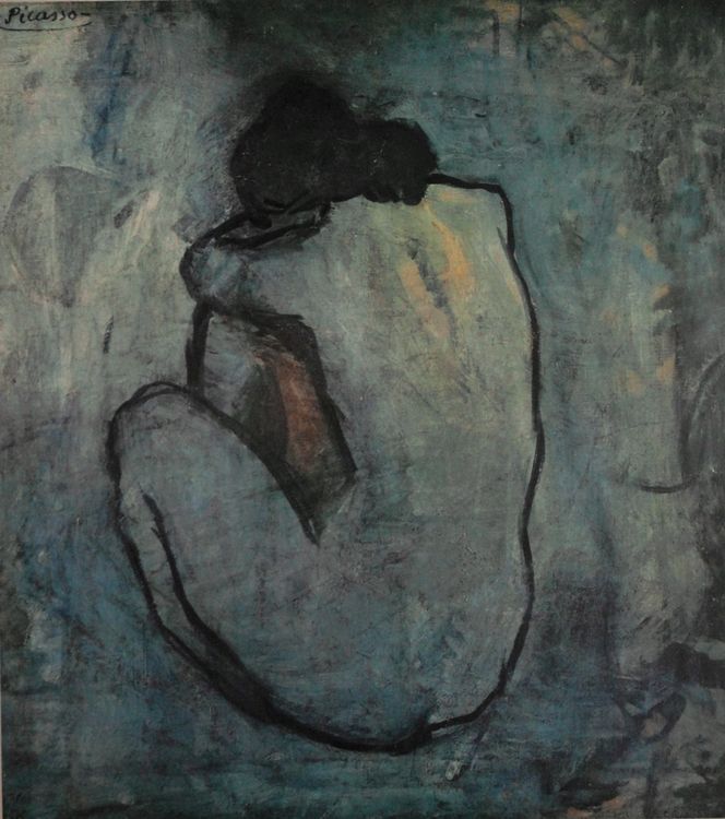 Pablo Picasso Blue Model Lithographie 1971 55,5cm x 62cm (Gebraucht) in ...