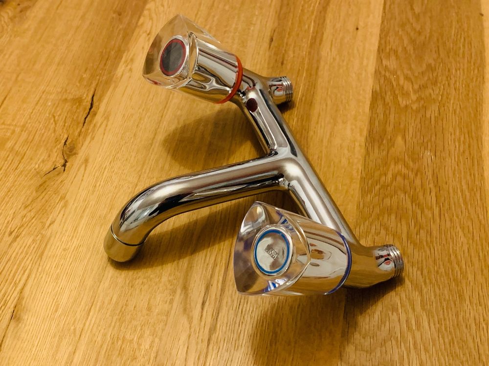 Wandbatterie Hahnen KWC Star 153 mm Achsabstand mit Neuteile | Kaufen ...