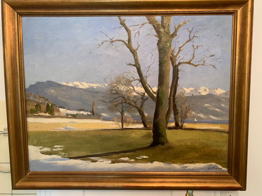 Gemälde Georges Alfons Troxler (Gebraucht) in Triesen für CHF 220 – mit Lieferung auf Ricardo kaufen