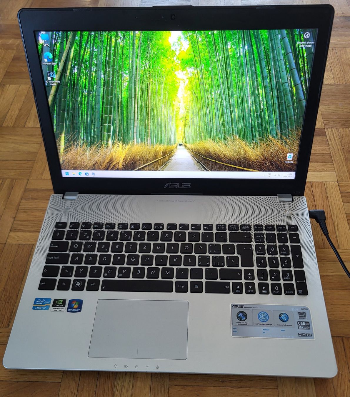 Laptop 15'' ASUS N56VZ - i7 - 500GB SSD - 16GB RAM (D'occasion) à ...
