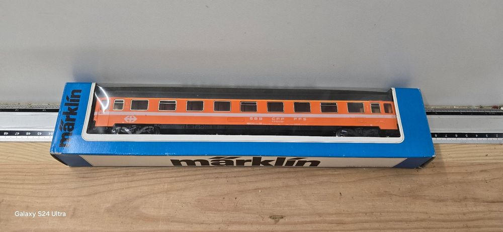 Märklin H0 4162 Eurofima 1. Klasse Personenwagen SBB orange | Kaufen ...