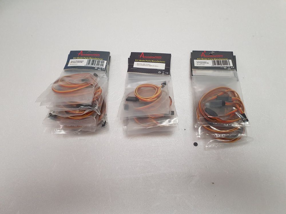 Servo-Verlängerungskabel/Servokabel und Y-Kabel Mix (JR) (Neu und ...