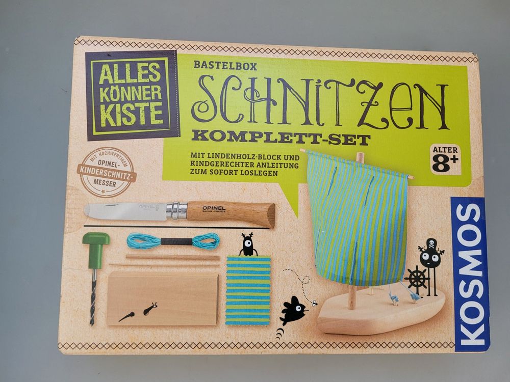 Bastelbox Schnitzen Komplettset Ab 8 Jahren (Neu und originalverpackt ...