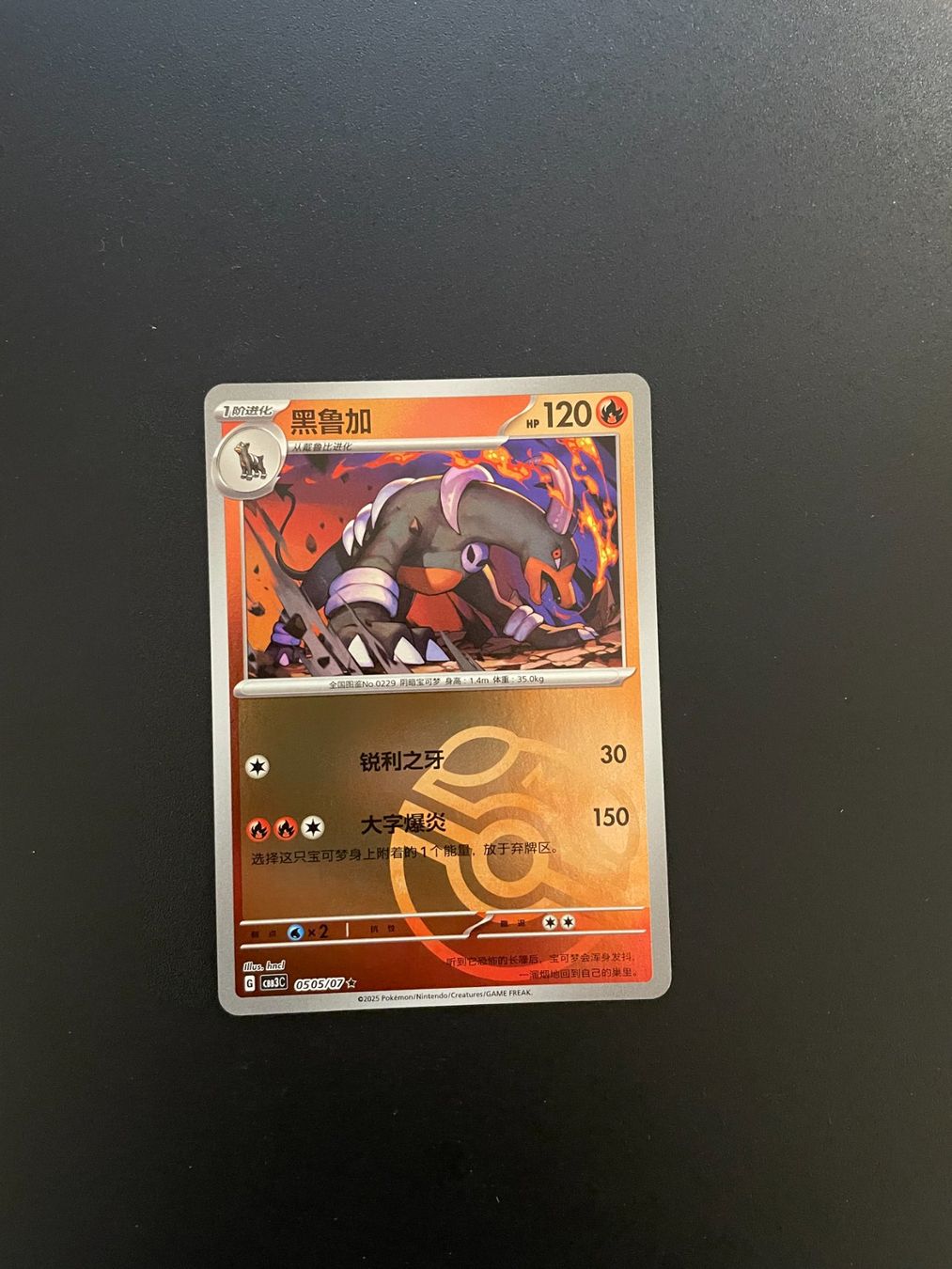 Pokémon Chinese Gem Pack Vol 3 Houndoom Masterball 0505/07 (Gebraucht ...