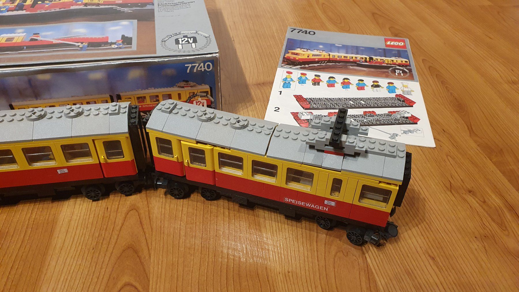 LEGO Eisenbahn 12V Volt 7740 Zug Wagen System 80er OVP (Gebraucht) in ...