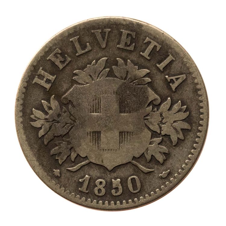 Schweiz 20 Rappen 1850 (Neu und originalverpackt) in Rotkreuz für CHF 8 – mit Lieferung auf ...