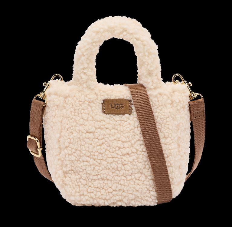 UGG - Maribel - Mini sac bandoulière en sherpa - Crème (D'occasion) à ...