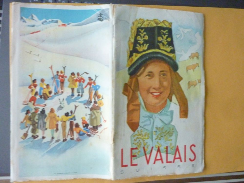 LE VALAIS SUISSE. DAS WALLIS SCHWEIZ. PROSPEKT (Gebraucht) in Zürich ...