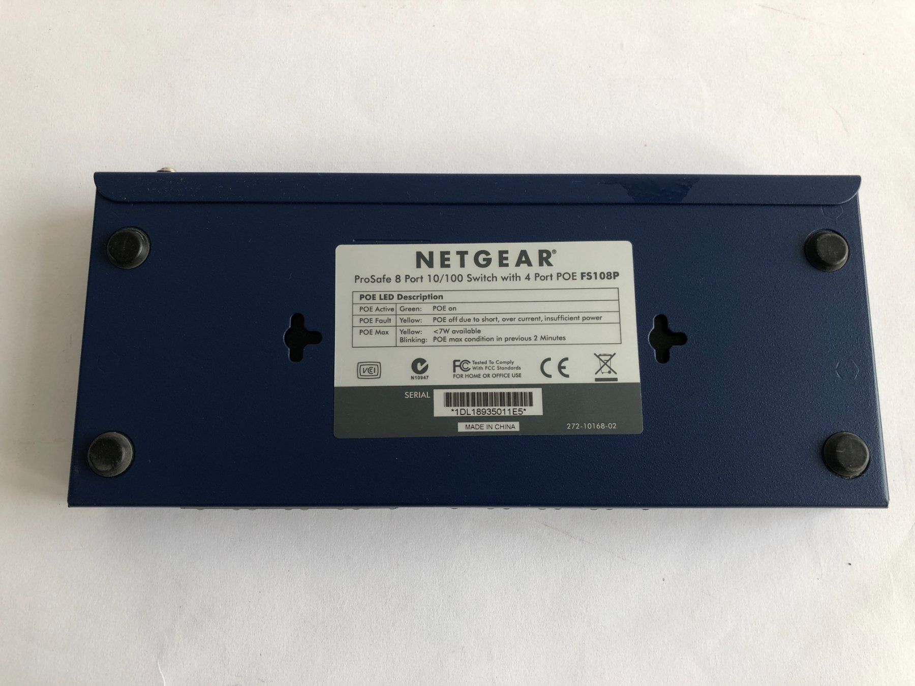 Netgear PoE-Switch FS108P (Gebraucht) in Huttwil für CHF 1 – mit ...