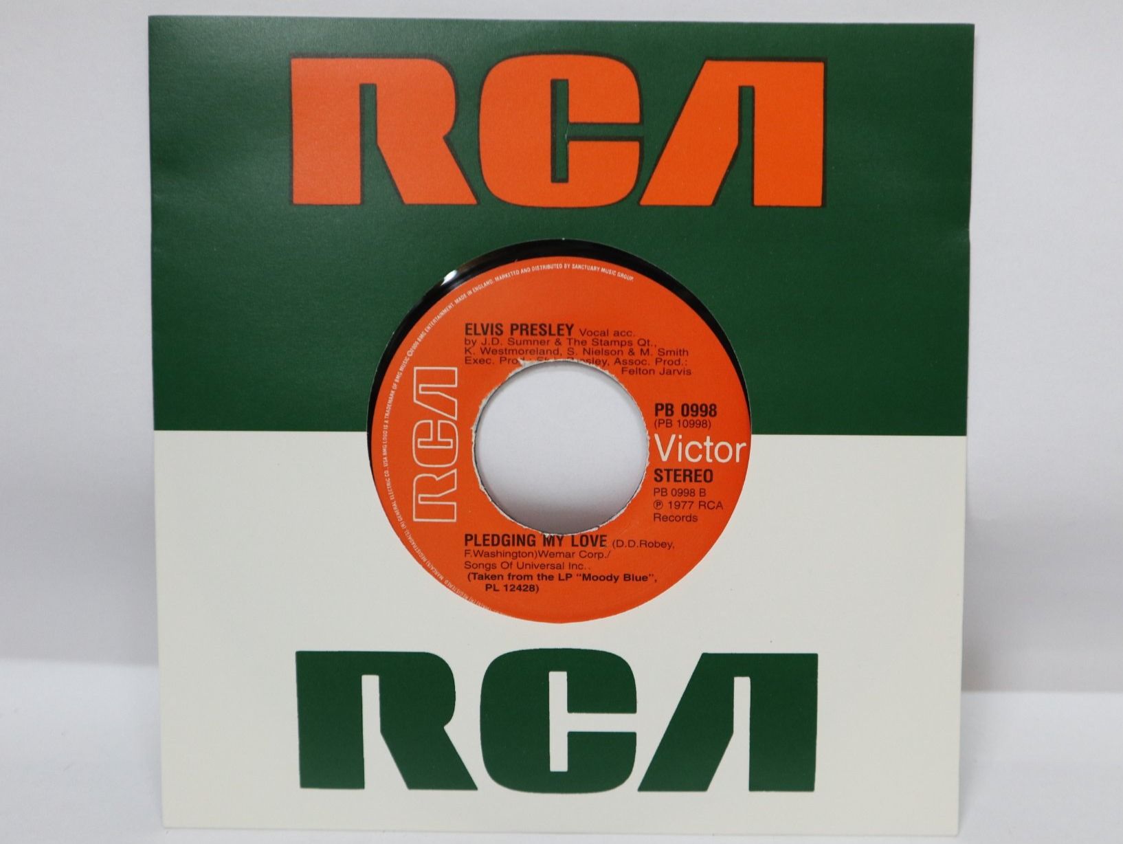 Single Elvis Presley Way Down / Pledging f. Jukebox (Neu (gemäss ...
