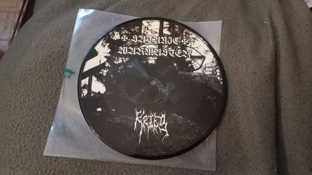 Satanic warmaster/Krieg-Split Pic 7"Vinyl Single Black Metal (Gebraucht ...