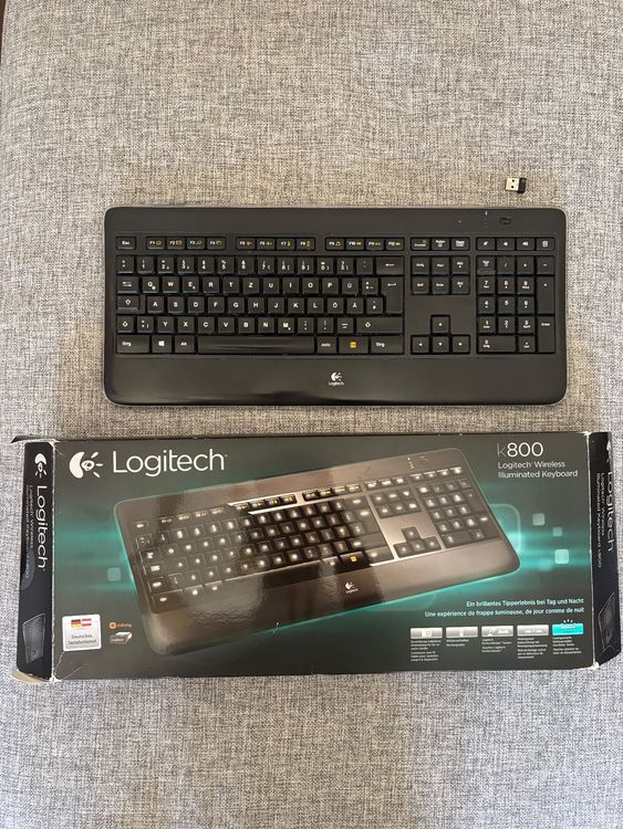 Logitech Wireless Illuminated Keyboard K800 | Kaufen auf Ricardo