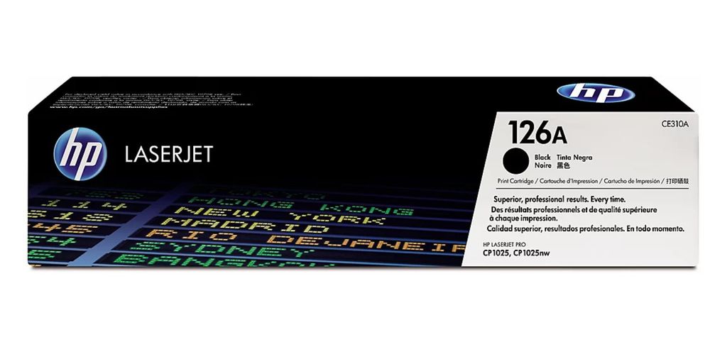 HP Color LaserJet CE310A Toner schwarz, original | Kaufen auf Ricardo