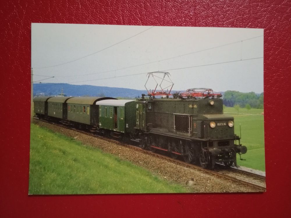 AK Bahn ÖBB elektrische Personenzug Lok 1073.16 (Gebraucht) in Küttigen ...