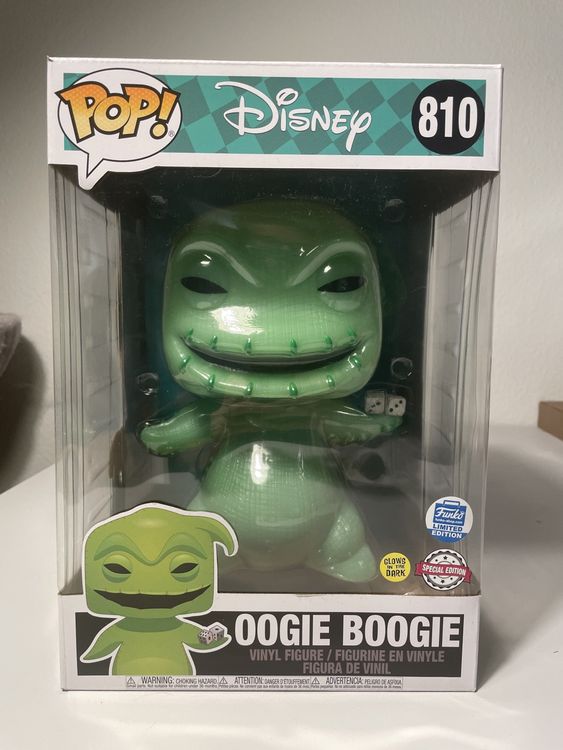 Funko Pop Oogie Boogie 810 Glow in the Dark Disney 9 inch | Kaufen auf ...
