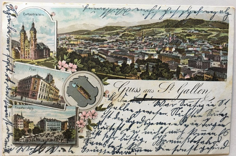 Gruss aus St. Gallen, Litho, 1900 | Kaufen auf Ricardo