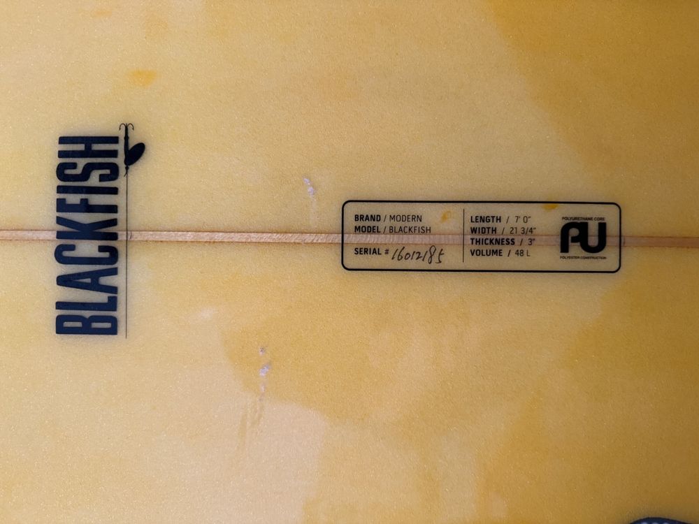 Modern Blackfish surfboard 7’00’’ 48L (Gebraucht) in Basel für CHF 235 ...