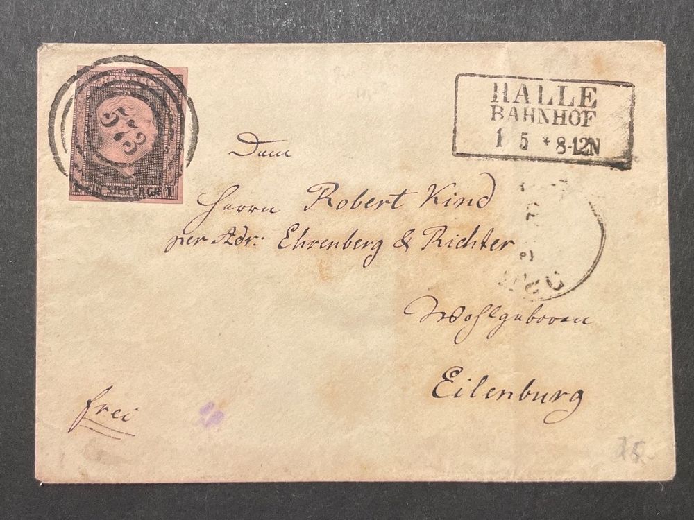 Altdeutschland Preussen 1850 Brief Freim. mit Vierringstemp. | Kaufen auf Ricardo