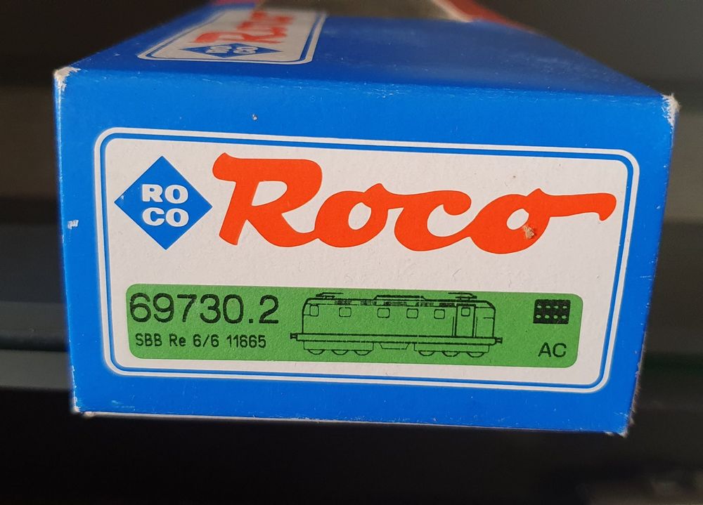 ROCO:AC: SBB Re 6/6 GRÜN 11665 DIGITAL/OVP (Gebraucht) in Biglen für ...