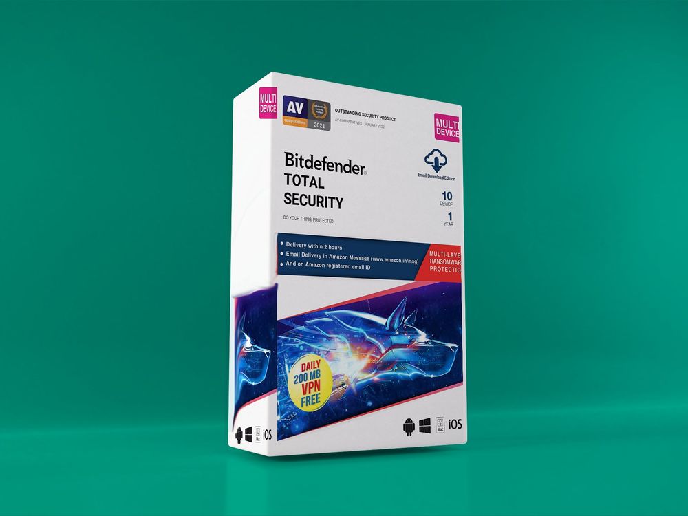 Bitdefender Total Security /1 Jahr / 10 Geräte | Kaufen auf Ricardo