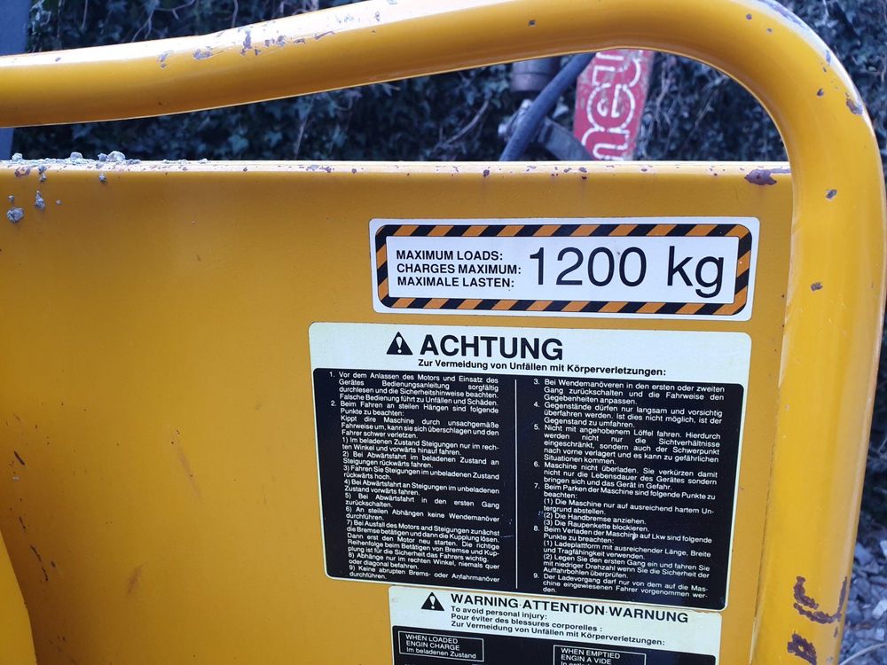Raupen Dumper yamaguchi wb12h (Gebraucht) in Amsteg für CHF 4000 – nur Abholung auf Ricardo kaufen