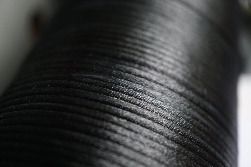 Polyester Schmuck Band Für Anhänger Schwarz pro 1m (Neu und ...