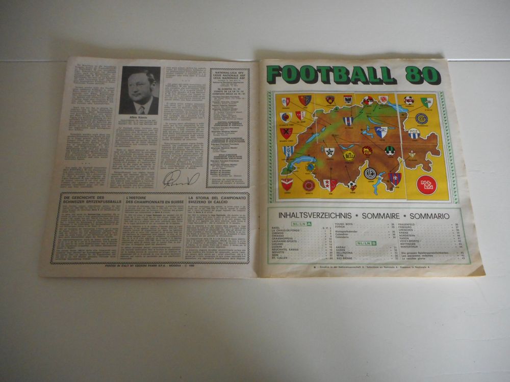 Panini Album Football 80/1980 SFV komplett | Kaufen auf Ricardo