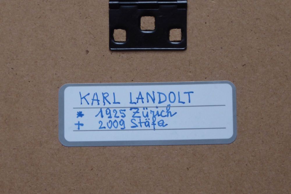 Karl Landolt (1925-2009) Stäfa " Gatto " | Acheter sur Ricardo