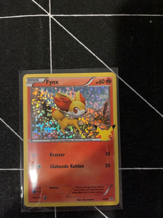 Pokemon Fynx HOLO McDonald‘s Collection 25th Anniversary (Gebraucht) in ...