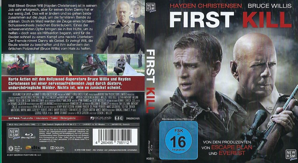 First Kill - Thriller mit Bruce Willis , Blu-ray (Gebraucht) in Sissach für CHF 8 – mit ...