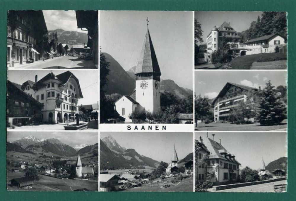 Saanen, 1973, 8 Ansichten (Gebraucht) in Sargans für CHF 1 – mit ...