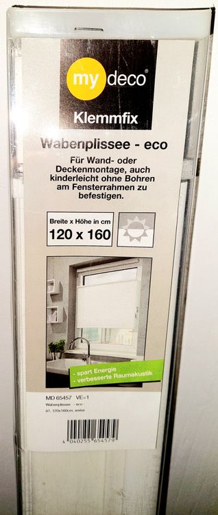 Wabeplisee eco, Wärmeschutz, Sichtschutz, Verdunkelung (Neu und ...