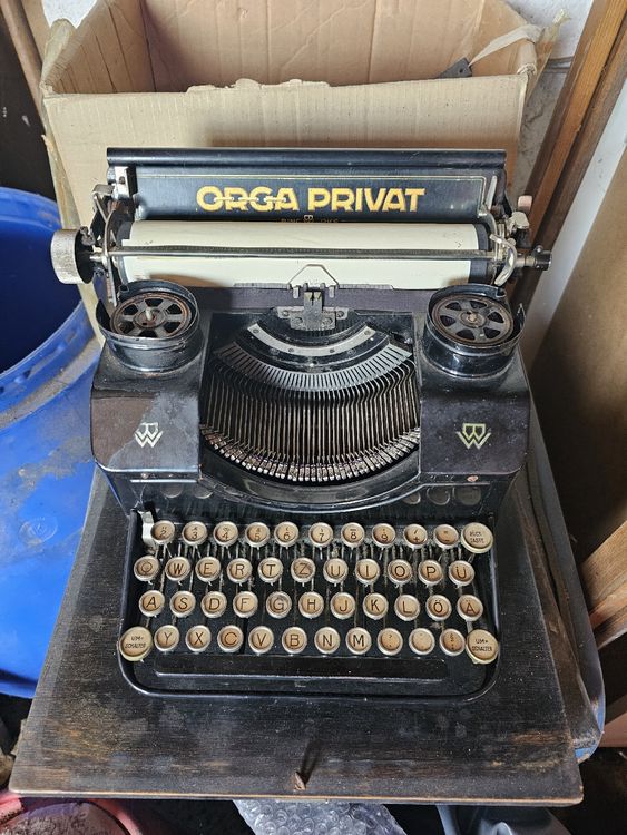 Schreibmaschine Orga Privat | Acheter sur Ricardo