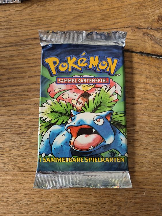 Pokemon base 1.edition heavy Booster Bisaflor Art Deutsch (Neu und ...