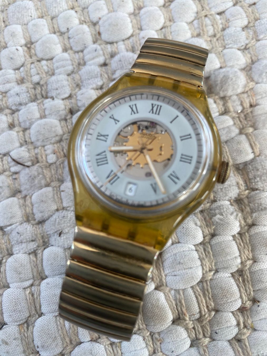 Sammler Swatch Automatik, Gold Box, SAK 403, 1997 (Neu und ...