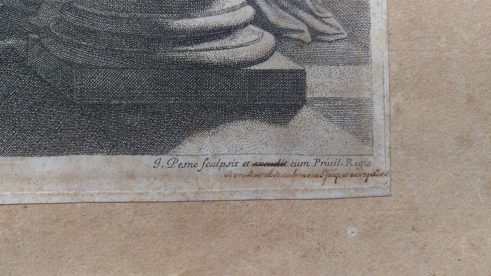 Seltener Kupferstich "Vermählung der Maria" Pesne n. Poussin (Gebraucht ...