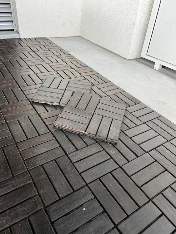 Ikea RUNNEN Bodenrost 16 Paket x 10 Stück. 1 Paket = 0.9 m2 | Kaufen ...