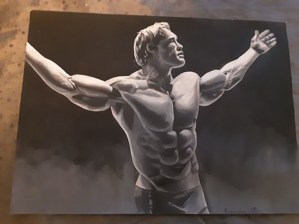 Arnold schwareneger bleistift zeichnung | Kaufen auf Ricardo