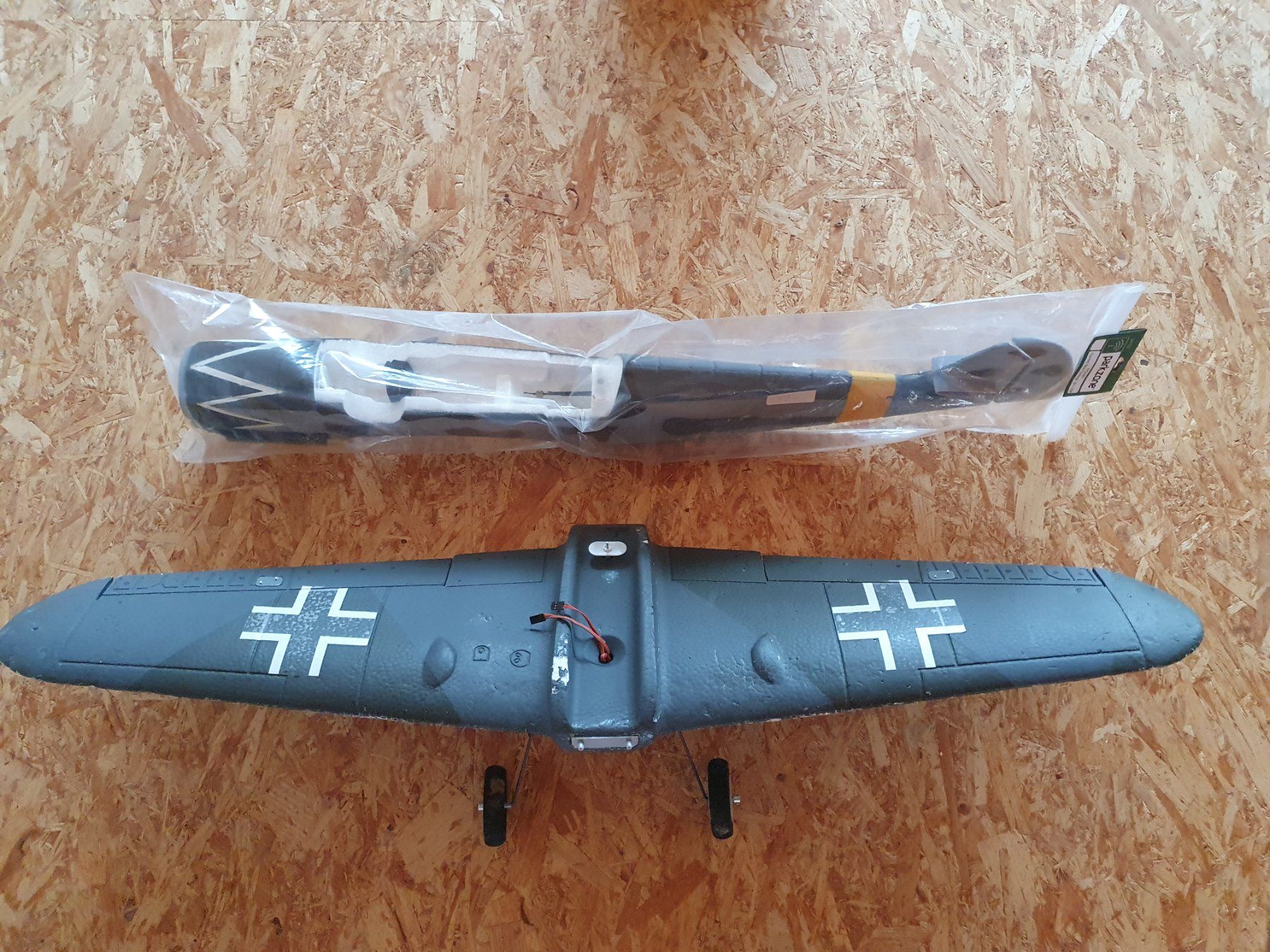 ParkZone Painted Bare Fuselage Bf-109G + Flügel gebraucht (Neu (gemäss ...