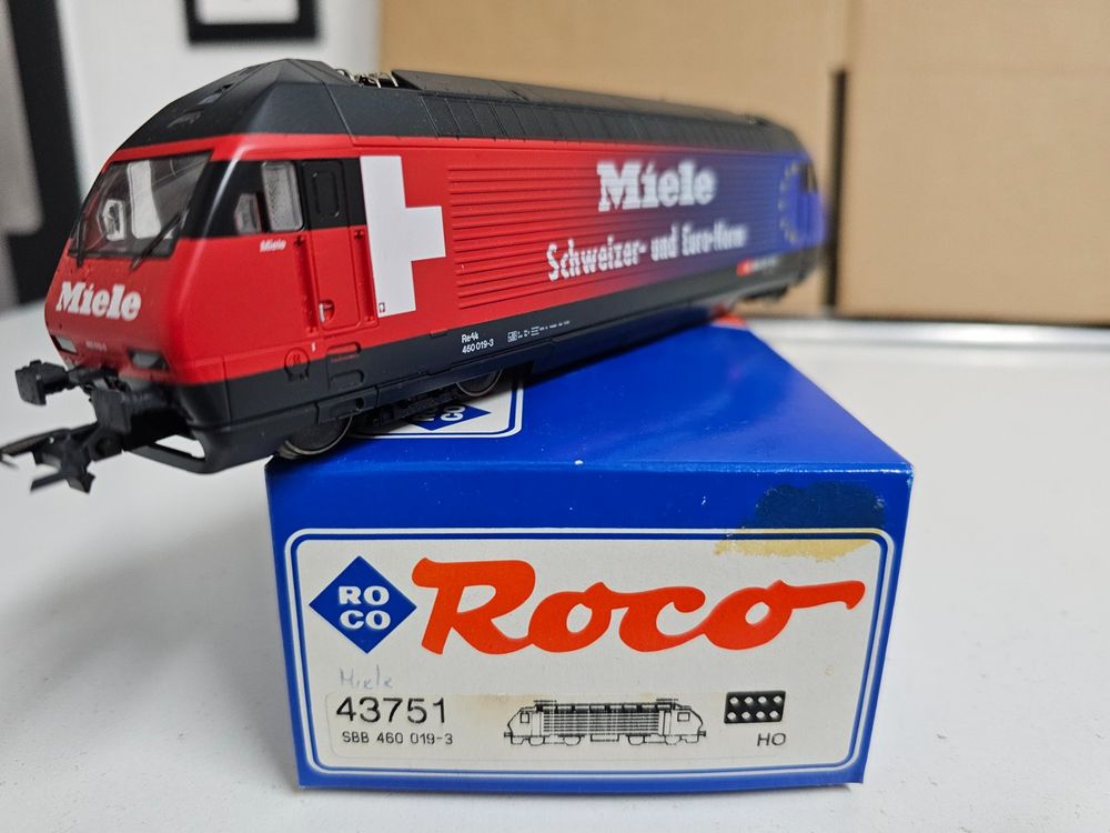 ROCO 43751 lok Re 460 CFF MIELE dès1.-fr | Kaufen auf Ricardo